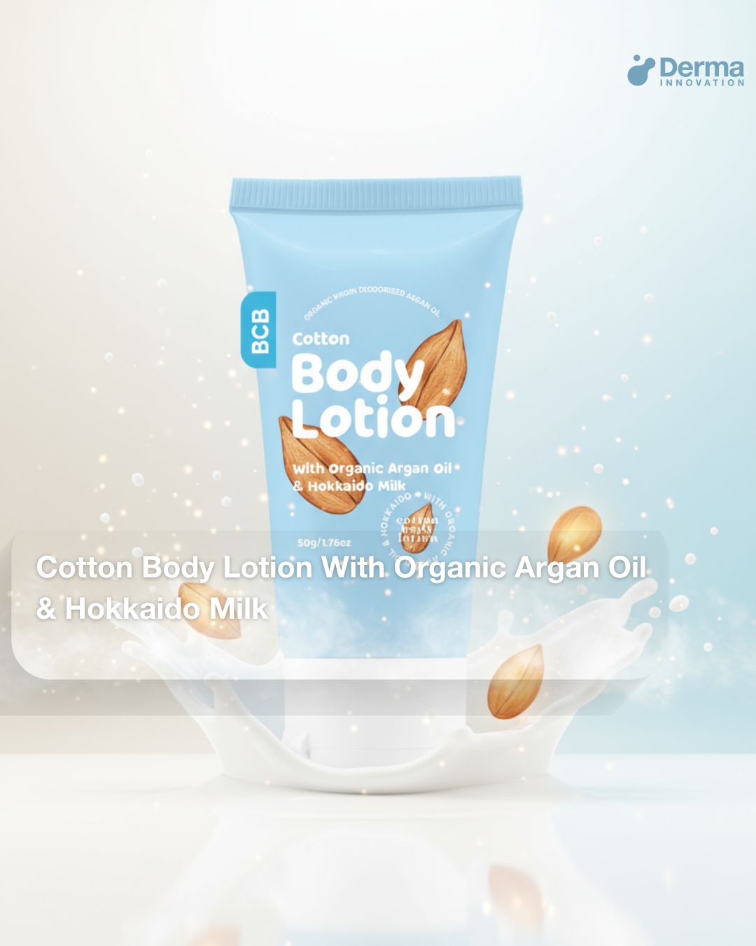 Cotton Body Lotion With Organic Argan Oil & Hokkaido Milk (BCB ...